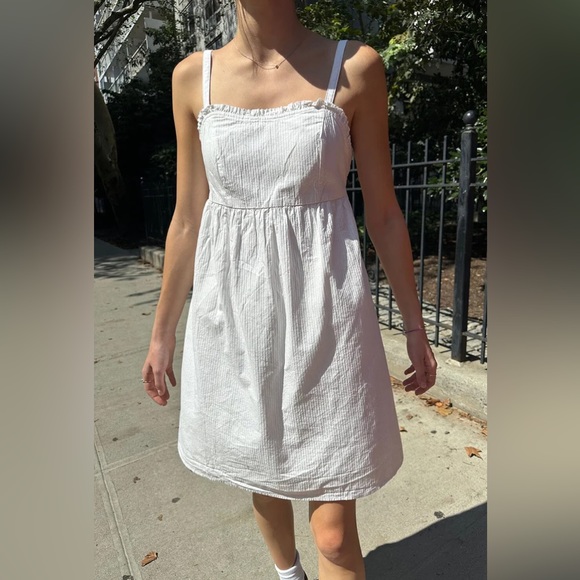 Brandy Melville | Dresses | Brandy Melville White Holly Baby Doll Dress ...